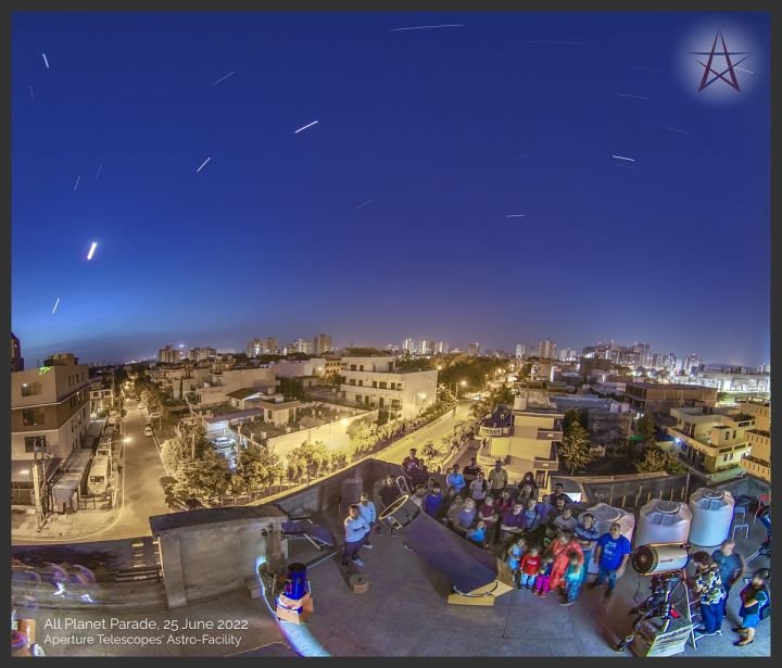 Stories From the Night of the Planet Parade at Aperture Telescopes ...